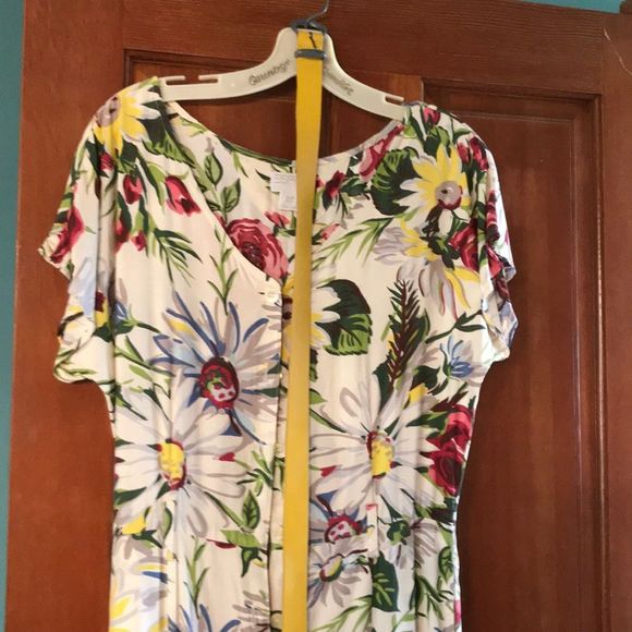 Esprit | Dresses | Esprit Dress With Yellow Belt | Poshmark